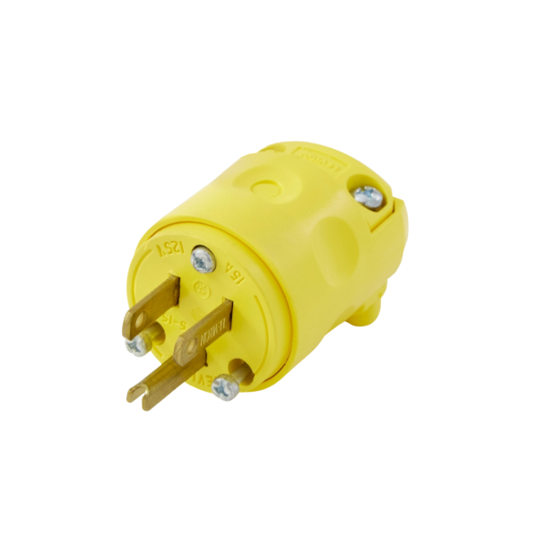 Leviton 15 Amp 125 Volt Grounding Plug 515PV | State Wire